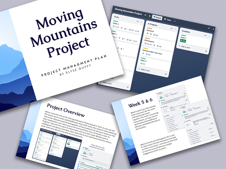 Mapping out a Project Plan – The Creative Corner